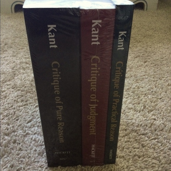 Immanuel Kant | Other | Immanuel Kant 3 Critiques 3 Volumes | Poshmark